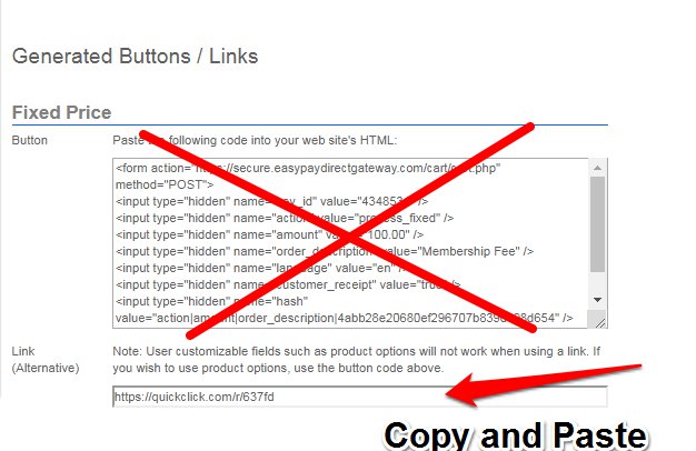 How to Create a "Buy Now" Link with Quick Click | Easy Pay Direct