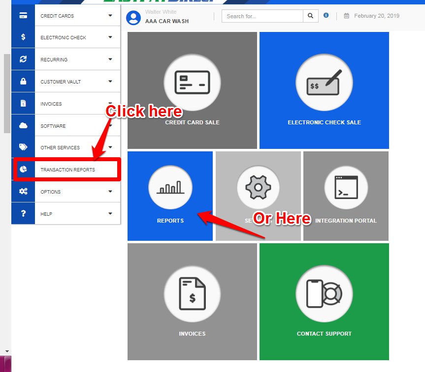 How to Run Reports in the EPD Gateway - Easy Pay Direct